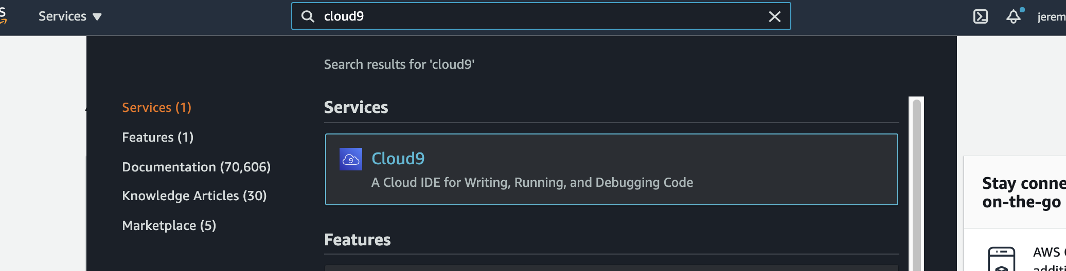 Cofigure AWS Cloud 9 IDE - AWS Workshop